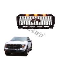China 2021 2022 High Quality Wholesale Products Car Body Parts Accessories Front Grille With Led Lamp For Ford F150 for sale