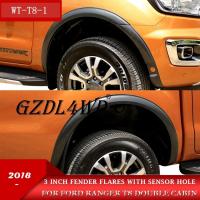 China Aftermarket Auto parts ABS 4x4 Fender Flare Wheel Arch Flares for Ford Ranger T8 2018+ for sale