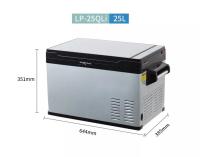 China Single Glass Door Portable DC AC Compressor Refrigerator for Camping and Travel -20 10 C for sale