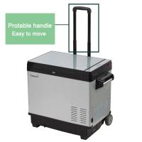 China DC 12V 25L Outdoor Camping Mini Automotive Fridge With Compressor And Battery for sale