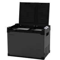 China Partition Included DC 12V Car Portable Fridge for Toyota Car Solar Power Refrigerator for sale
