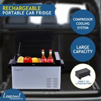 China Single Glass Door Portable DC AC Compressor Refrigerator for Camping and Travel -20 10 C for sale
