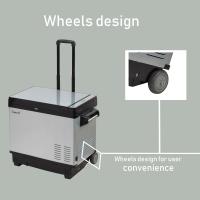 China Stay Cool on Your Outdoor Adventures with this Portable Car Fridge Freezer on Wheels for sale