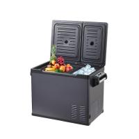 China Portable Handle Fridge for Truck CFC Free 50L Large Capacity DC 12V 24V Car Freezer for sale