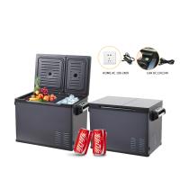 China Portable Handle Fridge for Truck CFC Free 50L Large Capacity DC 12V 24V Car Freezer for sale