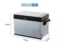 China Solar Powered Outdoor Fridge Freezer with Lithium Battery and Optional Solar Panel for sale