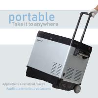China Portable Compressor Solar Fridge with 50L Capacity and DC12V/24V OR 110V-240V Voltage for sale