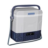 China 12L Green/Blue/Brown Car Freezer Fridge AC/DC Portable Refrigerator for French OEM Cars for sale