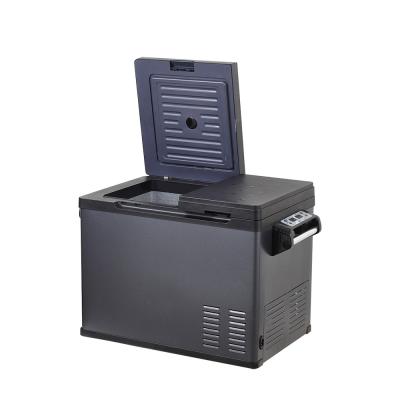 China Fast Cooling High Capacity 60L Car Refrigerator with Dual Temperature and Dual Control for sale