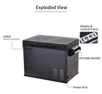 China Compressor Fridge DC12V 24V Car Portable Freezer Refrigerator for Camping Experience for sale