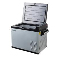 China AC DC OEM Compressor Cooling Dual Portable Cosmetic Fridge Insulation C5H10/C-pentane for sale