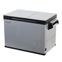 China Dual Zone Fashion Design Solar Charging Refrigerator for Camping 12v Car Fridges for sale