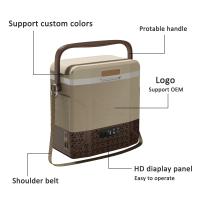 China DC Portable Refrigerator For Outdoor/Picnic Small Liters Mini Car Cooler 12v Camping Fridge Freezer for sale