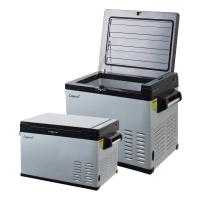 China Compressor Fridge 12V/24V Car Mini Portable Refrigerator Electric Cooler For Car for sale