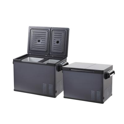 China 16 Kgs Dual Control 30L DC12V 24V Car Freezer Refrigerator Solar Panel Powered for Camping for sale