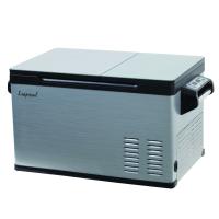 China Convenient 30L Solar Dual Zone Car and Home Fridge Freezer with Detachable Battery for sale