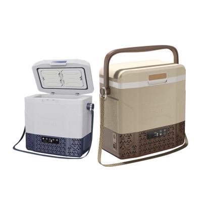 China 12V/24V Portable Mini Freezer for Outdoor Camping AC/DC Compressor Car Refrigerator for sale