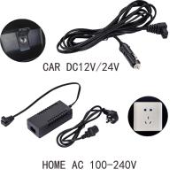 China Convenient 30L Solar Dual Zone Car and Home Fridge Freezer with Detachable Battery for sale