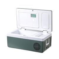 China Temperature-Adjustable 12V 24V Portable Car Small Refrigerator 25L Travel Mini Fridge for sale