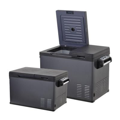 China NO App-Controlled Portable Outdoor Camping Fridge for Fishing DC 12v 24v and Big Capacity for sale