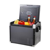 China Temperature Range -20 10 C 40L Black Portable Car Refrigerator SUV Freezer for Camping for sale