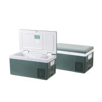 China Compressor Truck Fridge AC/DC Portable Refrigerator Small Cooler For Outdoor Camping for sale