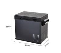 China 24L Portable Cooling Electric Car Cooler Box Refrigerator Fridge for 12V 220V AC DC for sale