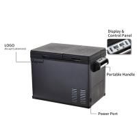 China Yacht Caravan RV Car AnuodanDC Compressor 12V 24V Boat Refrigerator with Fridge Freezer for sale