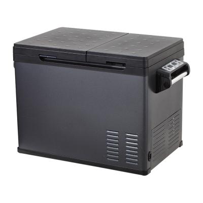China Rechargeable Mini Car Fridge Leapcool 35/45/55L DC12/24VAC 220V Portable Refrigerator for sale