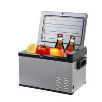 China 25L Solar Car Freezer for Camping Single Door Freezer Dual DC Portable Refrigerator for sale
