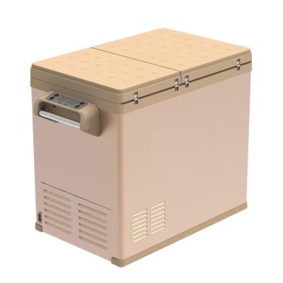 China Private Mold Yes 55YD Amazon AC DC Portable Compressor Car Fridge Freezer With APP Design for sale
