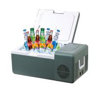 China LEAPCOOL Mini 25L Car Fridge Cooler 12V/24V Solar Powered Insulation C5H10/C-Pentane for sale