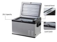 China Shopee 25L Mini Car Fridge PORTABLE Installation Manual Defrost 12v DC Single Door for sale