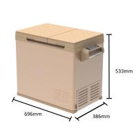 China Dual Zone Car Fridge Freezer Portable Cooler Box Mini Freezer Capacity for sale