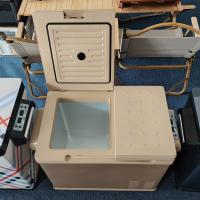 China 12/24v Car Freezer Fridge Camping Mini Portable Refrigerator With Compressor for sale