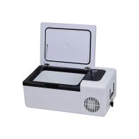 China Portable Mini Car Fridge 15L AC DC Electric Freezer Compressor for Truck and Camping for sale