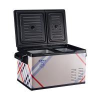 China 35L Portable Camping Outdoor Truck Boat Caravan RV 12V 24V DC Compressor Solar Mini Fridge for sale