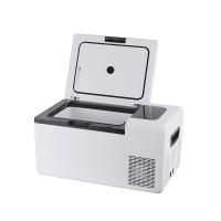 China 25L Portable Car and Home Mini Fridge Insulation C5H10/C-Pentane White with LED Light for sale