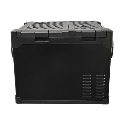 China Tesla Car Fridge 55ND Space Saving Design 12v Mini Refrigerator Freezer with Amazon for sale