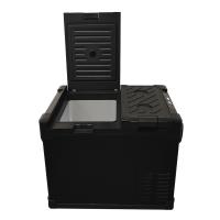 China Tesla Car Fridge 55ND Space Saving Design 12v Mini Refrigerator Freezer with Amazon for sale