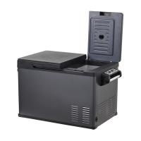 China Morandi Design Style 12V/24V Beauty Car Fridge Portable Freezer for Outdoor Camping for sale