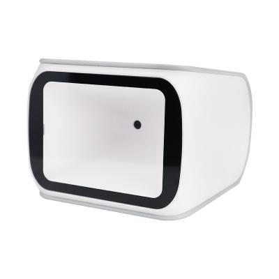 China Shockproof QR Code Desktop Scanner Wired Desktop 2D Barcode Scanner for sale