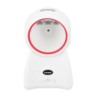 China CMOS Desktop Barcode Scanner White Directional Scanner With USB Interface Scanner for sale