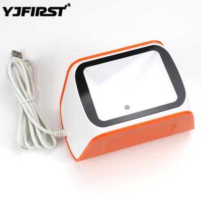 China Tabletop Barcode Reader USB High Speed Automatic 2D QR Hands-Free Scanner Machine for sale
