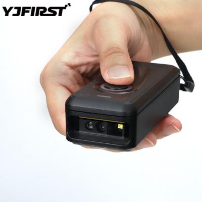 China Pocket Bluetooth Hand Scanner 2D QR 1D Barcode Scanner Reader Support Connected Mobile Phone for sale