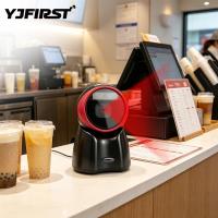 China YJFIRST YJ-8050QR USB Wired 1D 2D Scanner Auto Induction Handheld QR Code Reader for Retail & Warehouse for sale