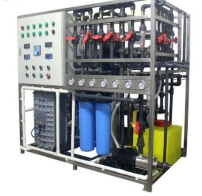 China 0.5-5m³/H EDI Water Treatment System with 90% Recovery Rate and <0.01 μS/cm Output Quality for sale