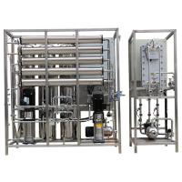 China 500LPH Stainless Steel RO EDI Water Treatment Plant for Industrial Use with 18 MΩ-cm Ultrapure Water Output for sale