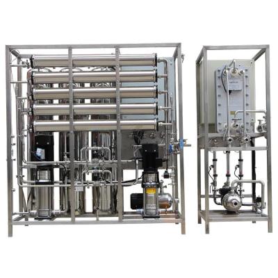 China 500LPH Stainless Steel RO EDI Water Treatment Plant for Industrial Use with 18 MΩ-cm Ultrapure Water Output for sale