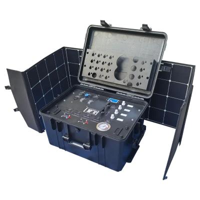 China 150 L/H Solar Watermaker with UF Filtration - Portable Outdoor Water Treatment System with 4-6 Hour Battery Backup for sale
